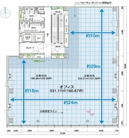NBF神田須田町ビル 7階701（160.67坪）の情報 | 賃貸オフィス・貸事務所- 東京ベストオフィス TOKYO BEST OFFICE