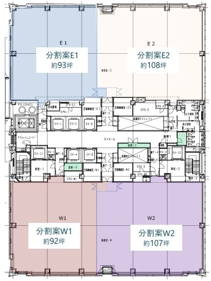 品川シーサイドキャナルタワー（日立ソリューションズタワーB棟） 4階E2（107.16坪）の情報 | 賃貸オフィス・貸事務所- 東京ベスト ...